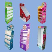 China Supermarket Display Paper Box Corrugated 350g artpaper Material for sale