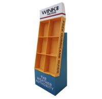 China Floor Corrugated PDQ Displays with Gloss lamination 1C Offset printing for sale