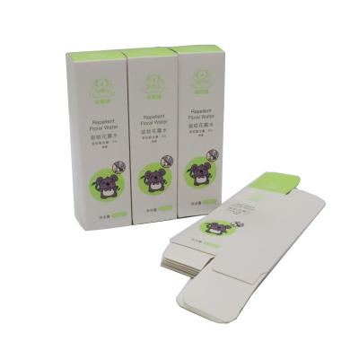 China UV Coating Medicine Packaging Box For Repellent Floral Water CMYK Offset Printing for sale