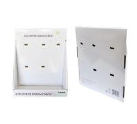China Corrugated Cardboard PDQ Display Boxes With CMYK 1C Offset Printing for sale