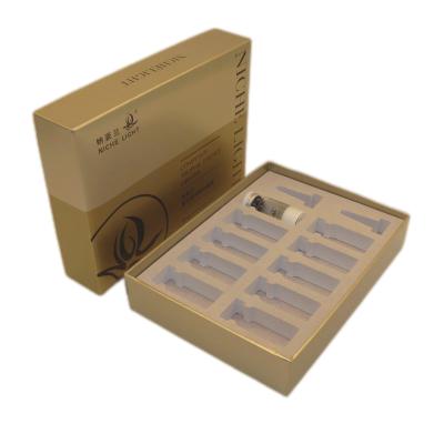 China Custom Medicine Bottle Packaging With EVA And Flocking Insert for sale