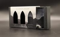 China ROHS Luxury Wine Gift Box Packaging with Window , black paper and coated paper print 4C. for sale