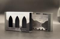 China ROHS Luxury Wine Gift Box Packaging with Window , black paper and coated paper print 4C. for sale