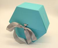 China Double Door Luxury Packaging Boxes With Ribbon Matt Lamination Stamping for sale