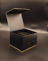 China Side Open Custom Cosmetic Boxes Packaging Embossing Varnishing Stamping for sale