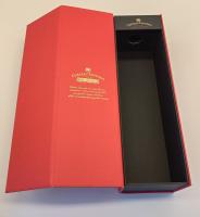 China Rigid Luxury Packaging Boxes With Gold Foil Stamping Emboss For Wine OEM ODM for sale