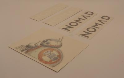China Matt Glossy Packaging Accessories Paper Transfer Sticker  and Label for Outdoor and Indoor ODM for sale
