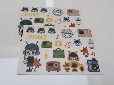 China 80g 128g 168g Coated Paper Sticker Labels PMS CMYK Printing for sale