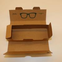 China Sun Glasses Retail Packaging Boxes Custom CMYK 4 Color Offset Printing ODM, Kraft Paper Box silk screen printing for sale