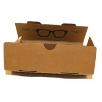 China Sun Glasses Retail Packaging Boxes Custom CMYK 4 Color Offset Printing ODM, Kraft Paper Box silk screen printing for sale