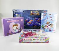 China Toy Game Custom Size Corrugated Boxes , folded box with CMYK PMS Color Glossy Lamination for sale