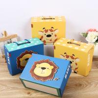 China Custom Toy Packaging Boxes , corrugated paper packaging With Handle OEM for sale