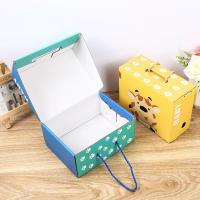 China Custom Toy Packaging Boxes , corrugated paper packaging With Handle OEM for sale