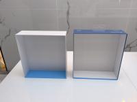 China Coated Retail Packaging Boxes With PET Hangtag Embossing UV Coating for sale