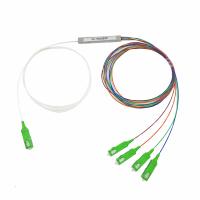 China 1xN Or 2xN Fiber PLC Splitter 1x4 For FTTx Solution Simple Easy Connection for sale