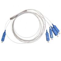 China SM G.657A1 Optical Fiber Plc Splitter 1x4 Planar Lightwave Circuit Splitter for sale