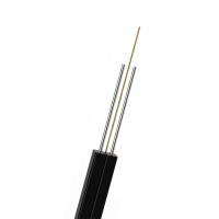 China 1 Core G.652D Flat FTTH Drop Fiber Optic Cable 2F Single Mode LSZH Sheath for sale