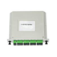 China Low PDL Fiber PLC Splitter 1x12 SC APC ABS Box Type Single Mode for sale