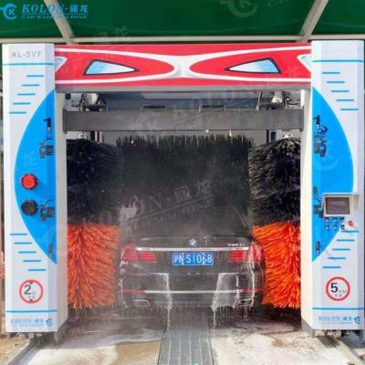 China 5-Brush Automatic Rollover Car Wash Machine with Built-in Air Dryer | Kolon KL-5VF for sale