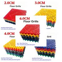 China Plastic PP Interlocking Garage Floor Tile 2.0cm 3.0cm 4.0cm 5.0cm 6.0cm for sale
