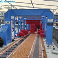 China Kolon Low Maintenance Double belt Conveyor Car Wash Equipment 36M 16brushes for sale