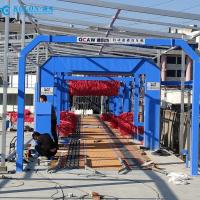 China Kolon Low Maintenance Double belt Conveyor Car Wash Equipment 36M 16brushes for sale