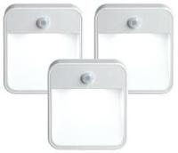 China White Square LED Sensor Night Light With Plastic Case ISO9001 Certificate for sale
