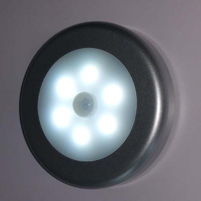 China Gray LED Sensor Night Light With Strong 3M Double Sided Adhesive Pad for sale