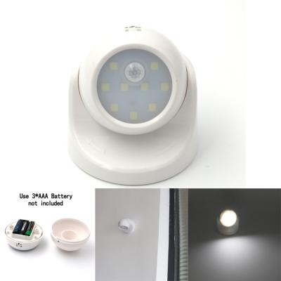 China Small Battery Powered Motion Light , White Motion Sensor Ceiling Light for sale