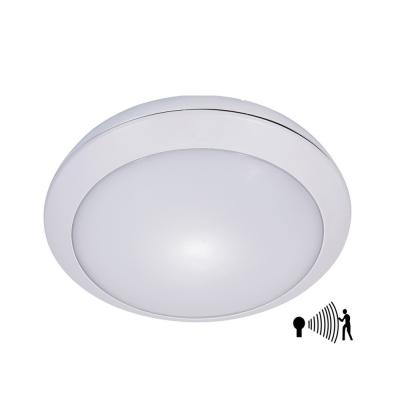 China White Battery Powered Ceiling Light / Round Motion Sensor Ceiling Light for sale