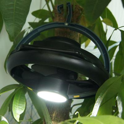 China Portable 10 LED Tent Ceiling Fan / Multi Functional Camping Fan Light for sale