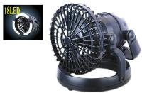 China Powerful Outdoor LED Camping Fan With Double Battery Operated 3V for sale