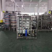 China 1500LPH Monoblock RO Water Treatment System FRP Filter RO Water Treatment Machine for sale