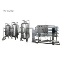 China 8TPH Drinking Water Reverse Osmosis System UV Sterilizer 99% SS304 for sale