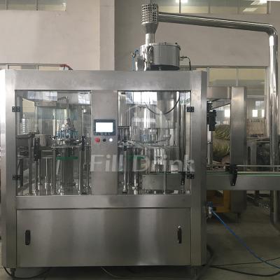 China 3 In 1 Water Bottle Filling Machine Gravity Monoblock Liquid Filling Machine 2000BPH for sale