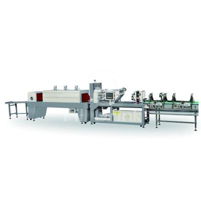 China Linear Type Mineral Water Bottle Packing Machine With Electric Control System for sale