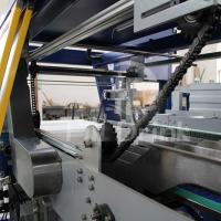 China Straight Linear Type Printed Automatic Shrink Wrap Machine For Beverage for sale