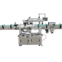 China Stainless Steel Bottle Labeling Equipment Double Sides Bottle Labeling Machine 3600BPH for sale