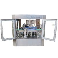 China 9000BPH OPP Hot Melt Bottle Label Sticking Machine Full Automatic 9 Heads Rotary for sale