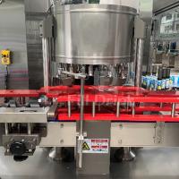 China Drink Water Bottle Labeling Equipment OPP Circle Hot Melt Glue Labeling Machine for sale