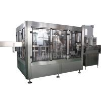China SUS304 3 In 1 Monoblock Filler Capper Machine Carbonated Filling Machine Cap Sorting Elevator for sale