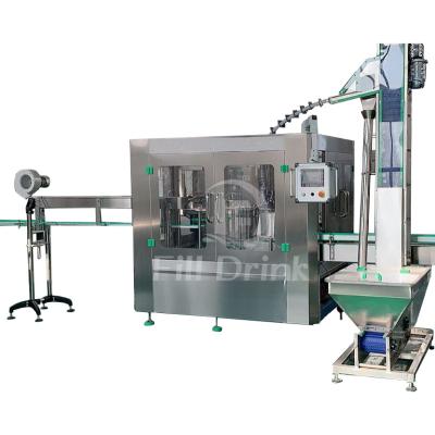 China Light Checker Carbonated Drink Filling Machine Carbonated Bottling Equipment Without Air Leakage for sale