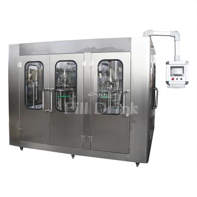 China 4000BPH SUS304 PET Carbonated Bottling Machine With Air Conveyor for sale