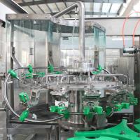 China 2000BPH Glass Bottle CSD Filling Machine 3 In 1 Water Filling Machine for sale
