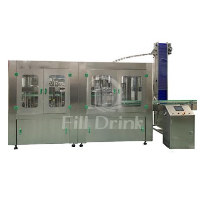 China PET Bottle Soda Gas Filling Machine Carbonated Soda Bottling Machine Without Air Leakage for sale