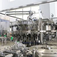 China Glass Bottle Carbonated Soft Drink Production Line Balance Pressure Filling for sale