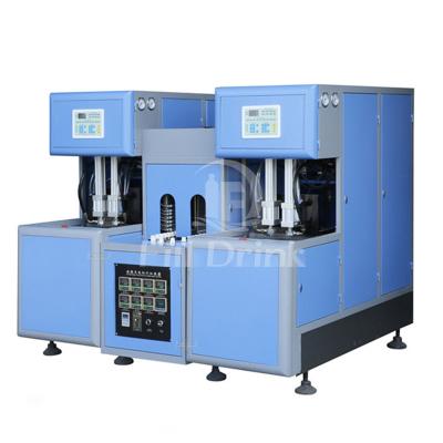 China 2 Station Semi Automatic PET Blow Moulding Machine Semi Auto Bottle Blower for sale