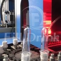 China Beverage Bottle Blowing Machine 1+1 2 Cavity 500ml-2L Semi Automatic for sale