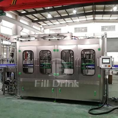 China 10000B/H Juice Bottle Filling Machine Hot Juice Filling Machine With Washing Liquid Injector for sale