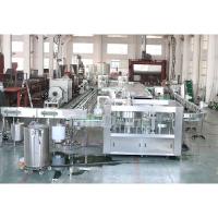 China CIP Cleaning Juice Bottle Filling Machine Glass Bottling Equipment Scraping Belt Lifting Cap Elevator for sale